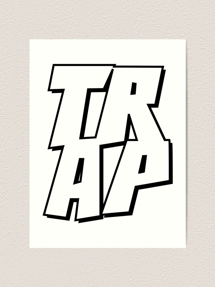 "Trap Block Letters" Art Print for Sale by SamuelMolina | Redbubble