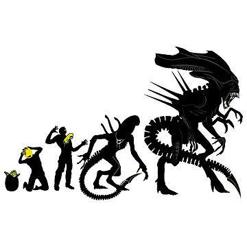 "Xenomorph Evolution" Sticker for Sale by LaylaWunschh | Redbubble
