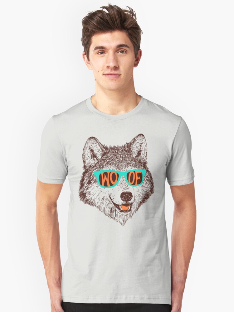 "Woof" T-shirt by wytrab8 | Redbubble