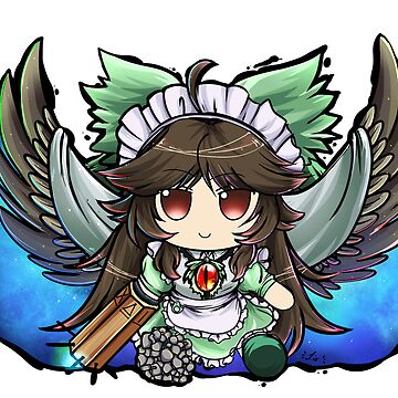 "Utsuho Reiuji Maid Okuu Fumo" Sticker for Sale by LisLisetteDraws ...