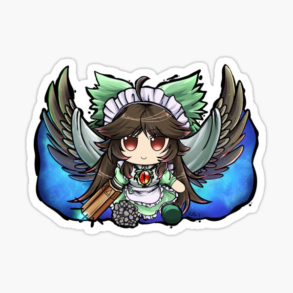 "Utsuho Reiuji Maid Okuu Fumo" Sticker for Sale by LisLisetteDraws ...