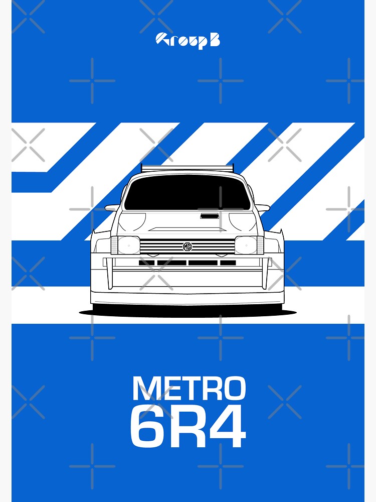 "Group B colours | Metro 6R4" Sticker for Sale by aero-mati | Redbubble