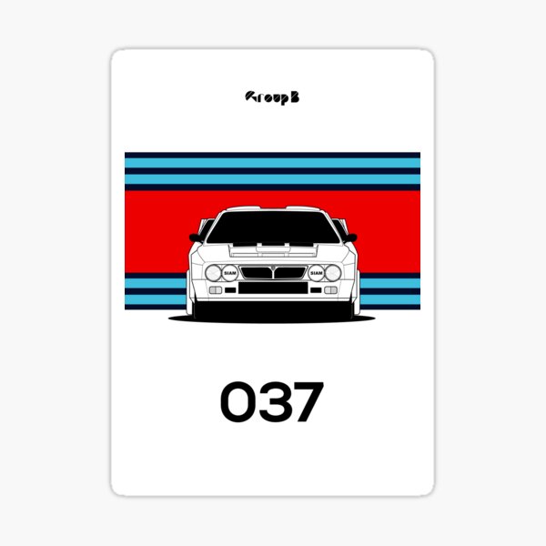"Group B colours | 037" Sticker for Sale by aero-mati | Redbubble