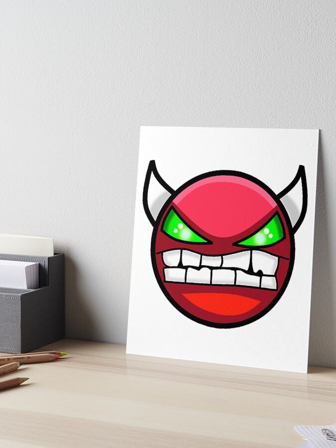 Geometry Dash Hard Demon Face
