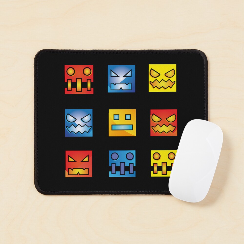 "geometry dash icon face" Poster for Sale by layne-miyok | Redbubble