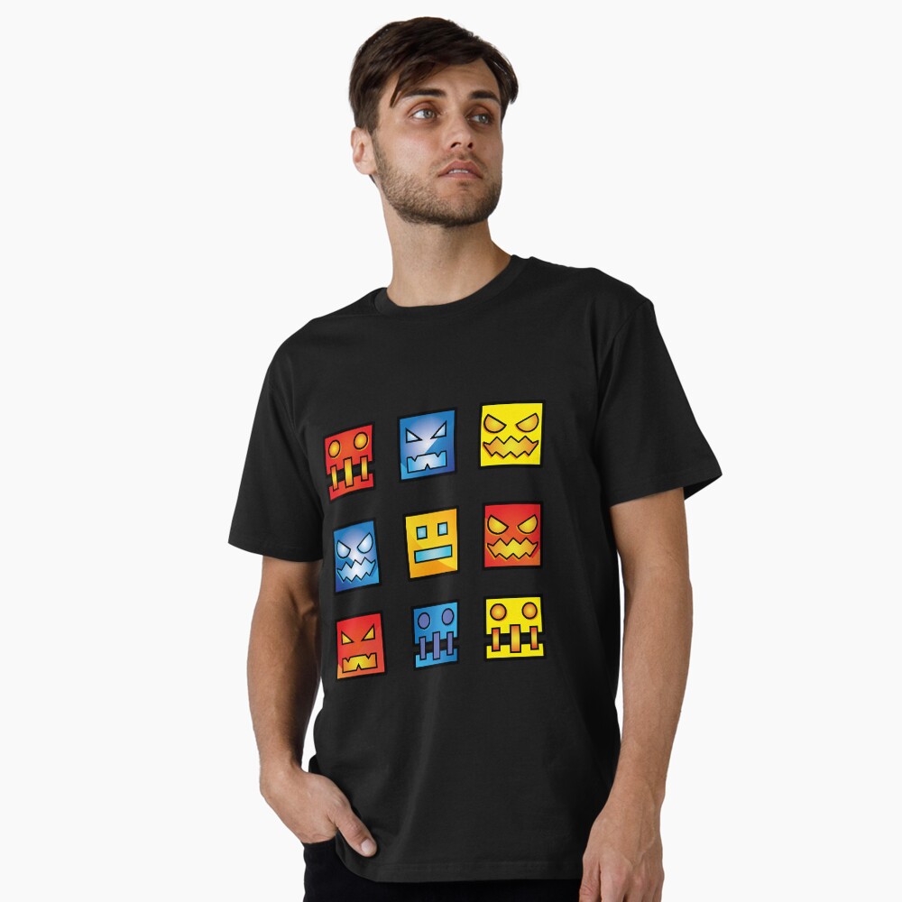 "geometry dash icon face" Sticker for Sale by layne-miyok | Redbubble