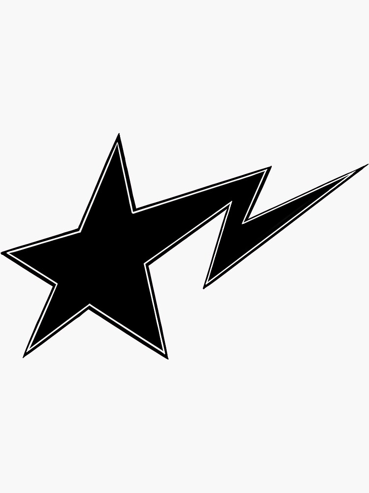 "black y2k star" Sticker for Sale by y2kdesignshop | Redbubble