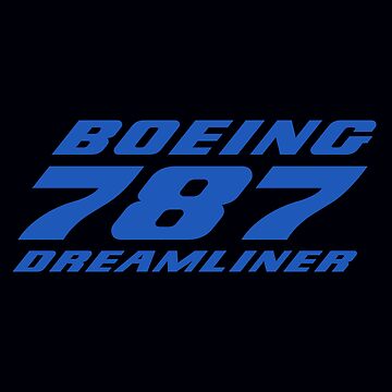 "Boeing 787 Dreamliner" Sticker for Sale by Zion Trenz | Redbubble