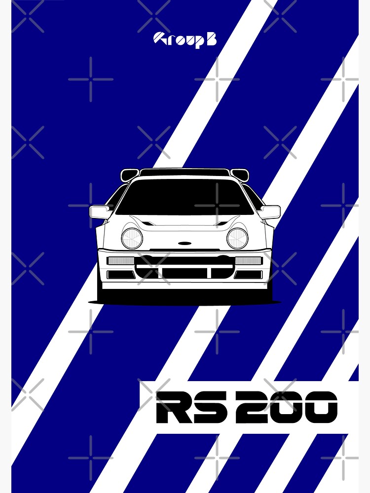 "Group B colours | RS200" Sticker for Sale by aero-mati | Redbubble