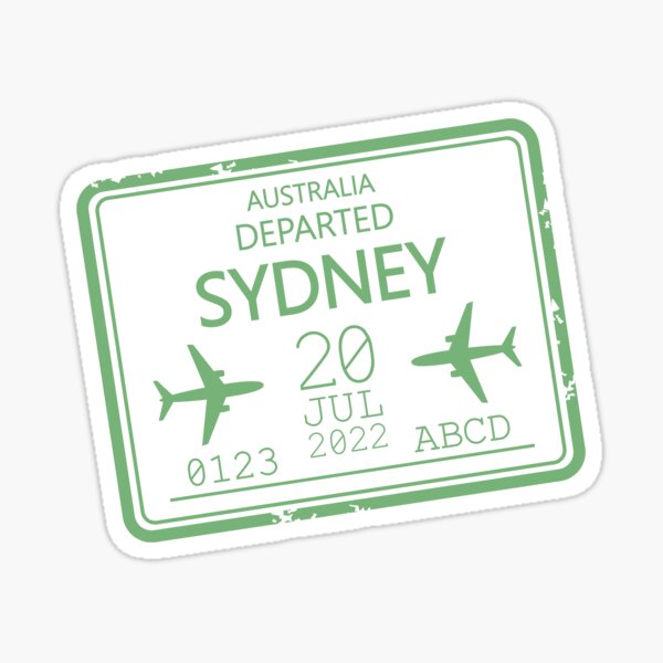 "Sydney travel sticker" Sticker for Sale by theirishtea | Redbubble