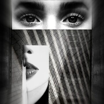 "silent vision.by smiley100. c.a.2023." Sticker for Sale by smiley100 ...