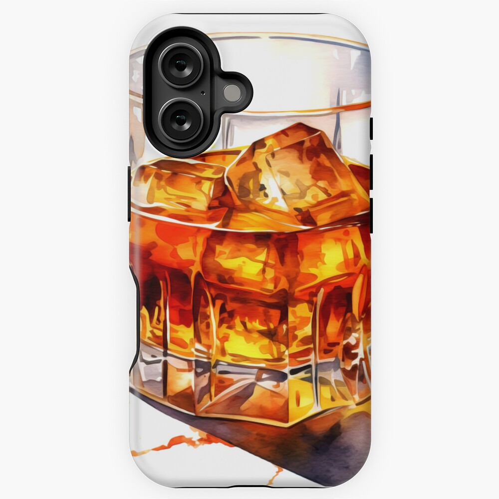 "Rusty Nail Cocktail Clipart, Whiskey Cocktail, Bourbon Drink Art ...