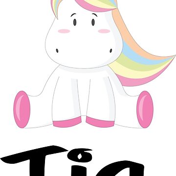 "Tia Cute Unicorn Name" Greeting Card for Sale by ProjectX23 | Redbubble