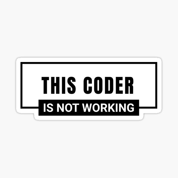 "Developer, coder, coding, developing, programmer, occupation, profession" Sticker for Sale by ...