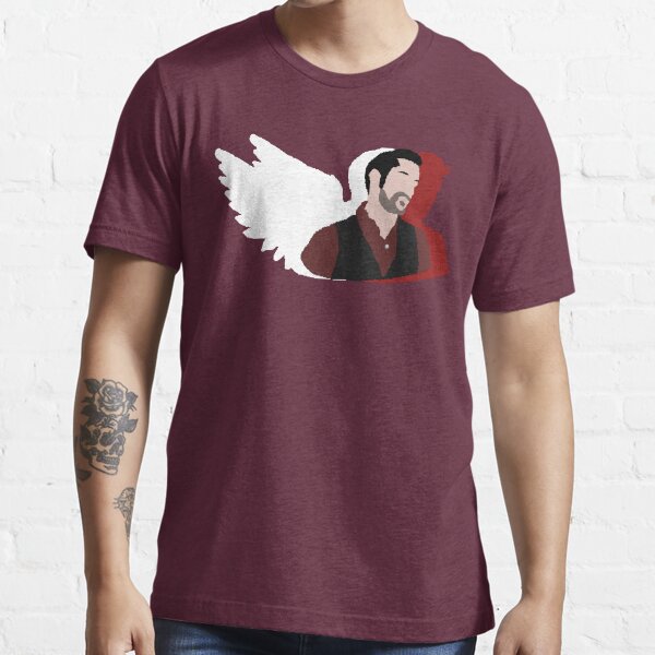"Lucifer Morningstar" T-shirt by pixel-he-art | Redbubble
