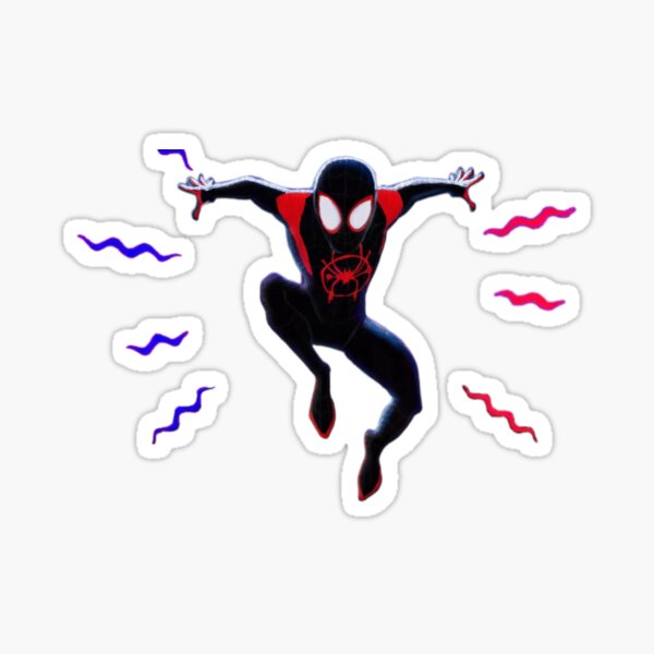 "Miles Morales " Sticker for Sale by FanaticFashion | Redbubble