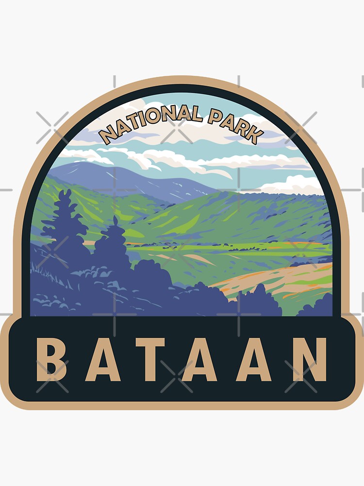 "Bataan National Park Philippines Travel Art" Sticker for Sale by ...