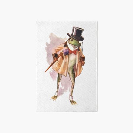 "Vintage top hat frog with a monocle in a suit" Art Board Print for ...