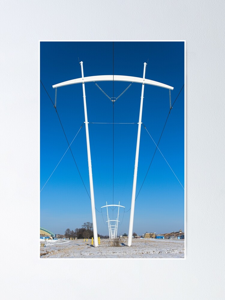 "Fermilab Power Towers" Poster by TimothyRuf | Redbubble