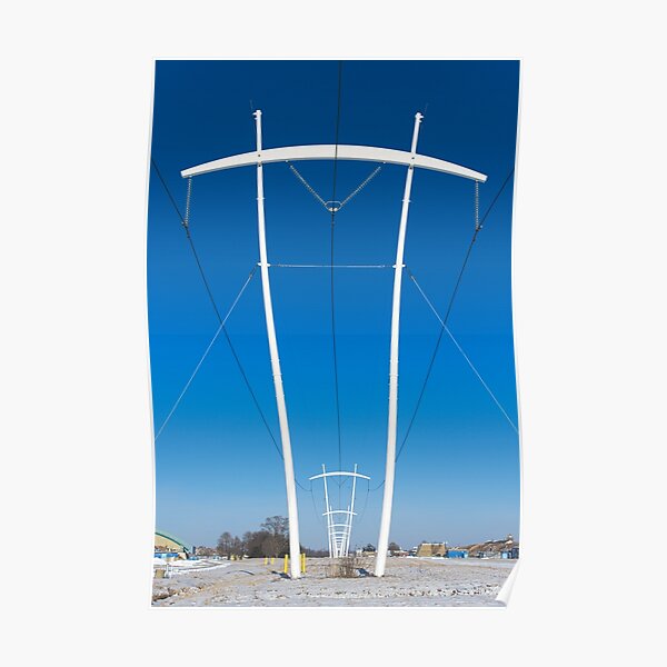"Fermilab Power Towers" Poster by TimothyRuf | Redbubble