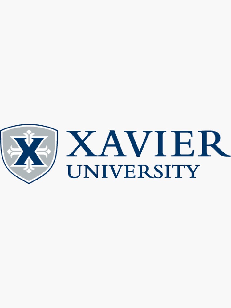 "Xavier University" Sticker for Sale by Seeyun | Redbubble