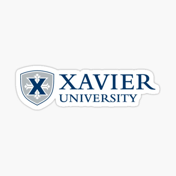 "Xavier University" Sticker for Sale by Seeyun | Redbubble