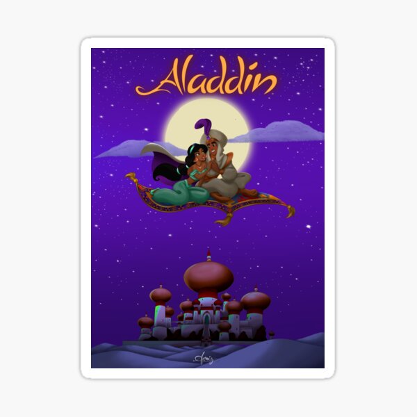 "Aladdin" Sticker by Avniz | Redbubble