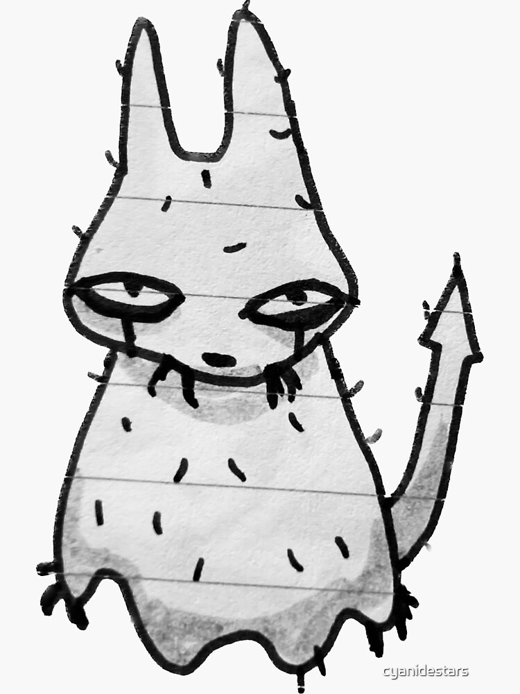 "WEIRD BOYS No.1 “CHUPACABRA”" Sticker for Sale by cyanidestars | Redbubble