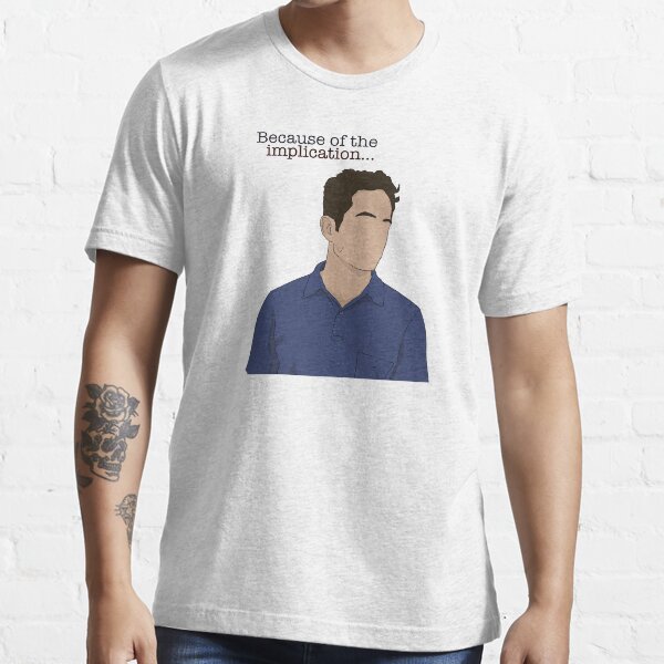 "Dennis Implication Design " T-shirt for Sale by SimpleDees | Redbubble ...