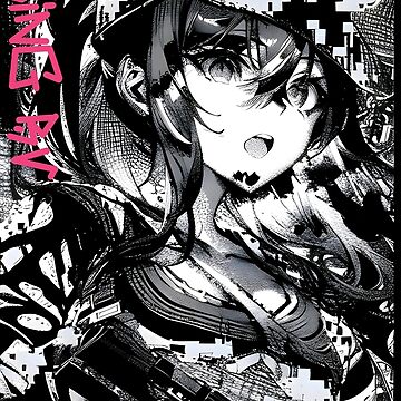 "Shattered Tears / Tactical Anime Girl" Sticker for Sale by Talking-RV ...