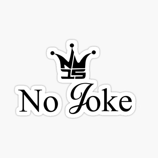 "No Joke Jokic" Sticker for Sale by NerdCulture | Redbubble