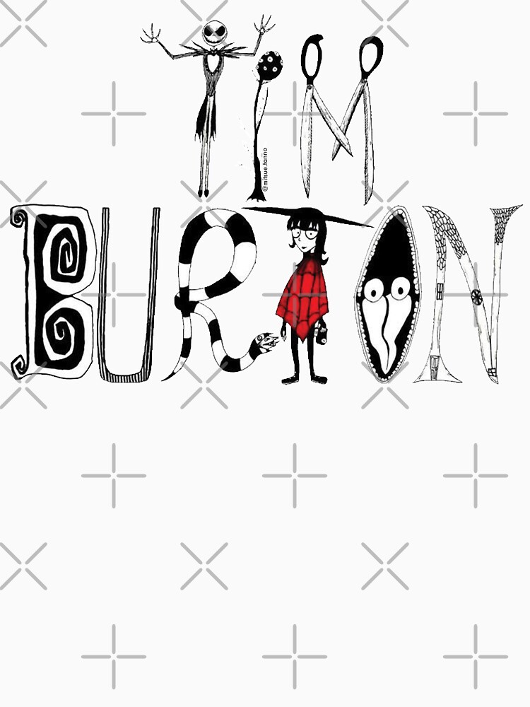 "Tim Burton "Alphabet"" T-shirt for Sale by MitsueTG | Redbubble | jack ...