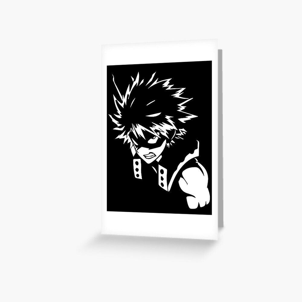 "Katsuki Bakugo - Kacchan Anime Fan Art" Greeting Card by gainzgear ...
