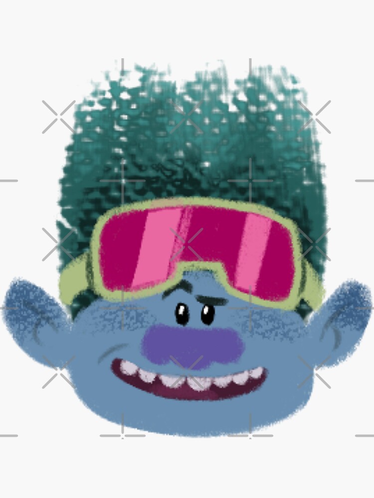 "Trolls Band Together: John Dory Sticker" Sticker for Sale by WWOTART ...