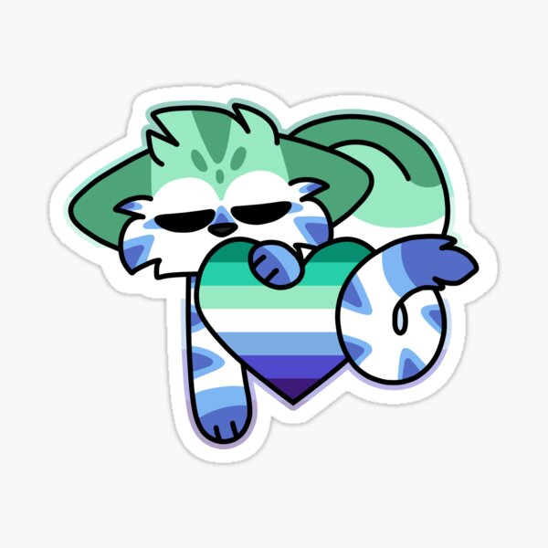 "Pride Kibbies - MLM Flag" Sticker for Sale by MoonyYT | Redbubble