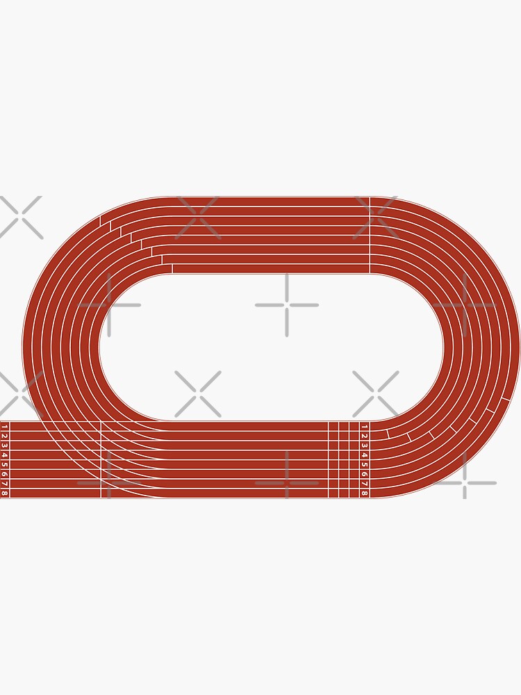 "track sticker " Sticker for Sale by ISBrunning | Redbubble