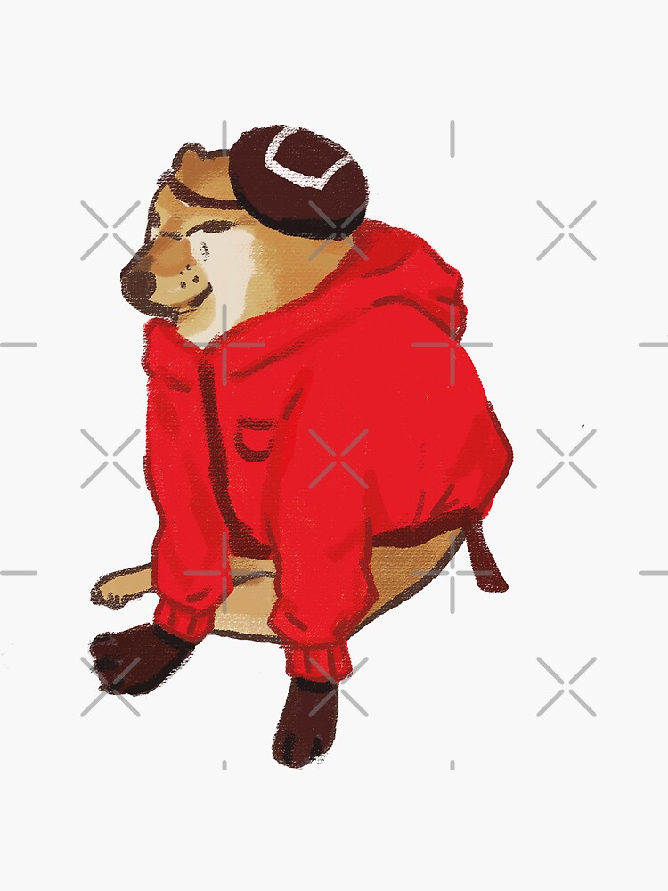 Cheems From The Squid Cosplay | Sticker