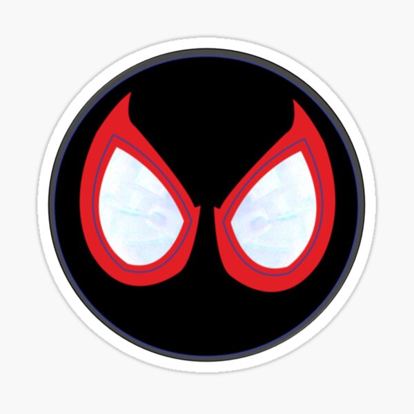 "Miles Morales spider logo" Sticker for Sale by Hirohikoady | Redbubble