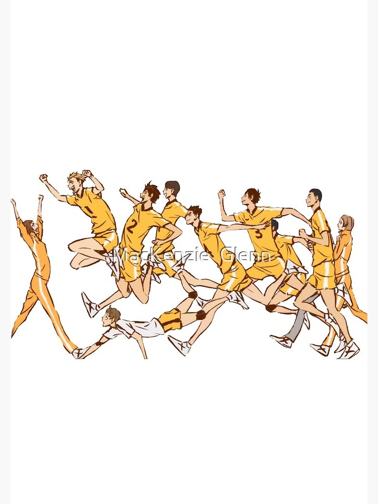 "Haikyuu!! Johzenji Team!" Spiral Notebook for Sale by draweedraws ...