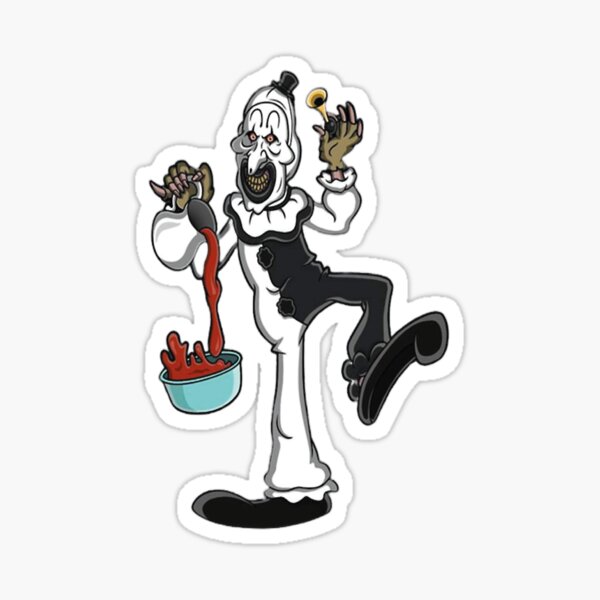 "terrifier 2 " Sticker for Sale by CagnaVera | Redbubble