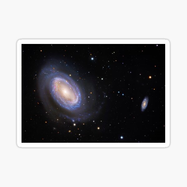 "Spiral galaxy NGC 4725 (C021/9178)" Sticker for Sale by SciencePhoto ...
