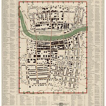 "Arkham Street Plan Map" Poster for Sale by Chaosium | Redbubble