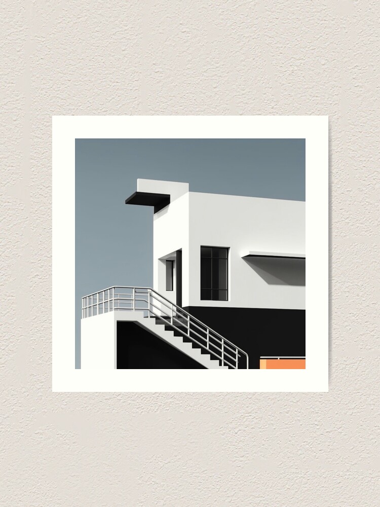 "Beautiful Bauhaus Architecture Poster, Poster of Bauhaus Architectural ...