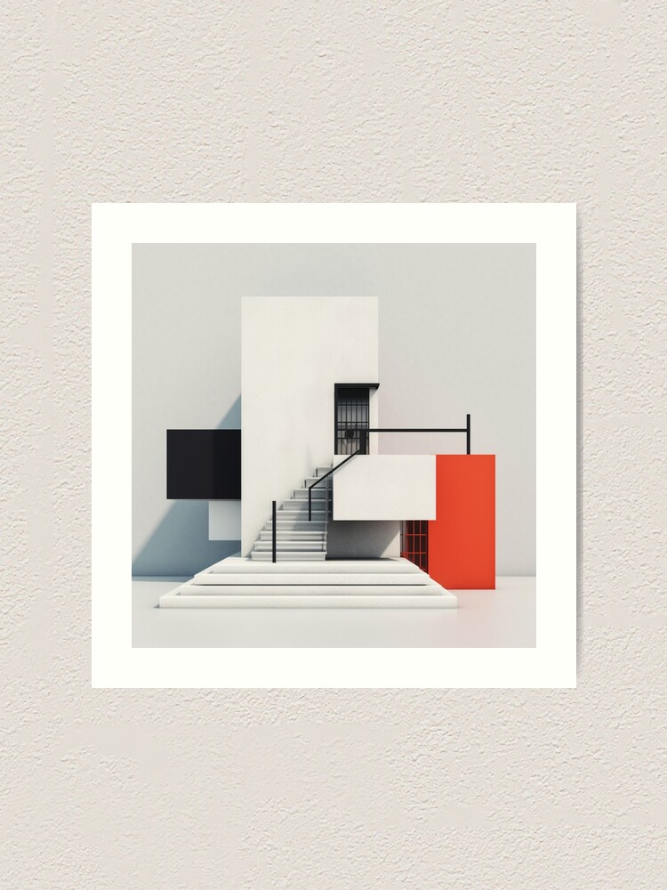 "Beautiful Bauhaus Architecture Poster, Poster of Bauhaus Architectural ...