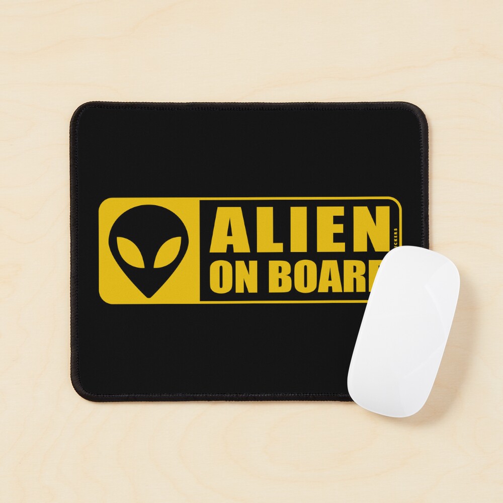 "Alien on board - Signal" Sticker by AreaStickers | Redbubble