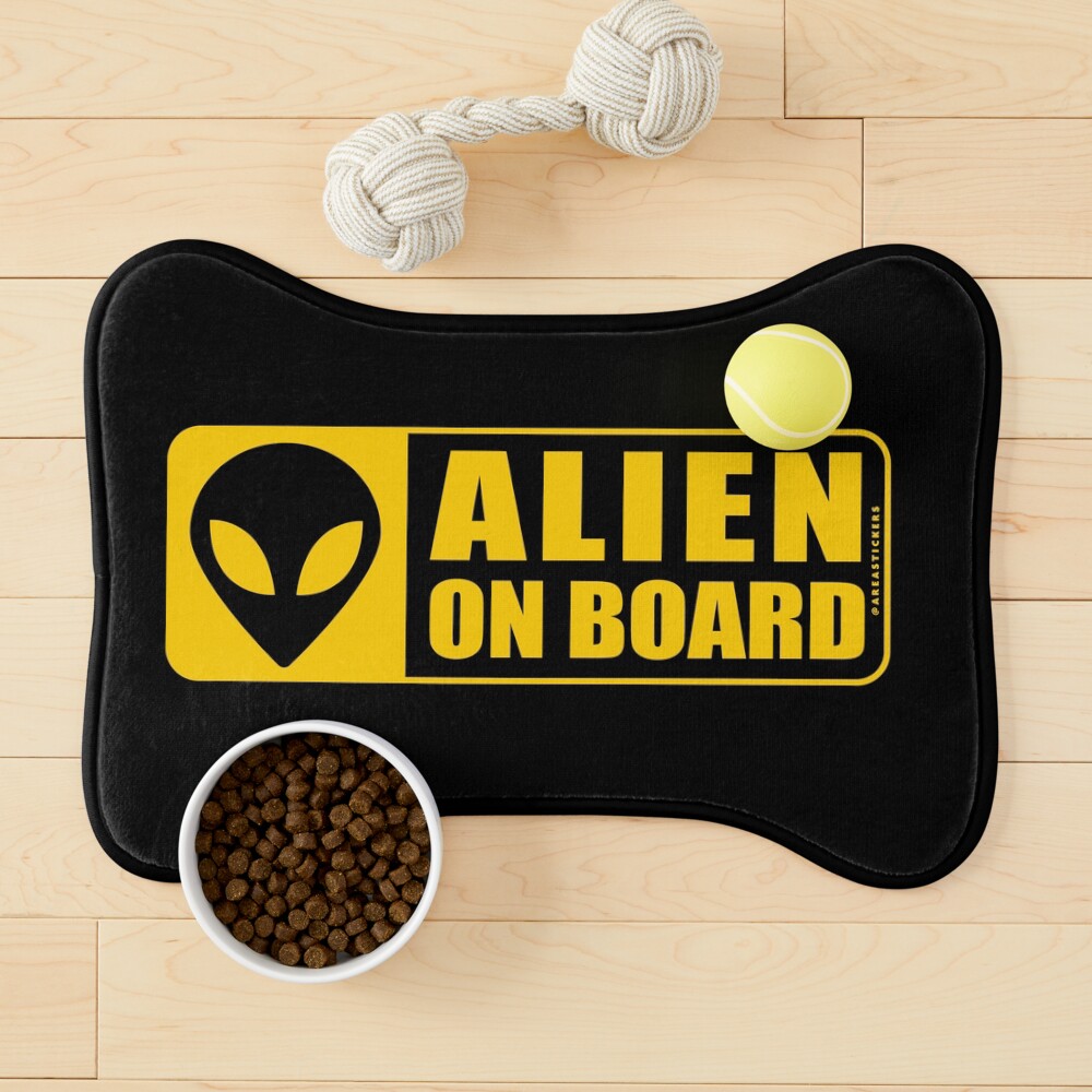 "Alien on board - Signal" Sticker by AreaStickers | Redbubble