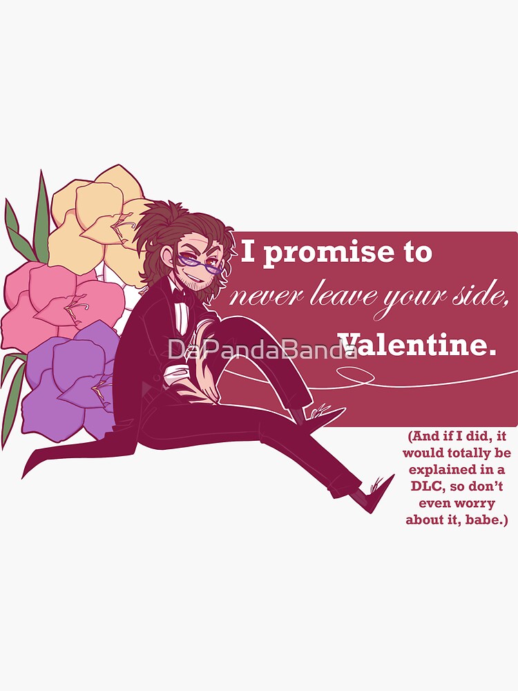 "Valentine's Day - Gladio" Sticker by DaPandaBanda | Redbubble