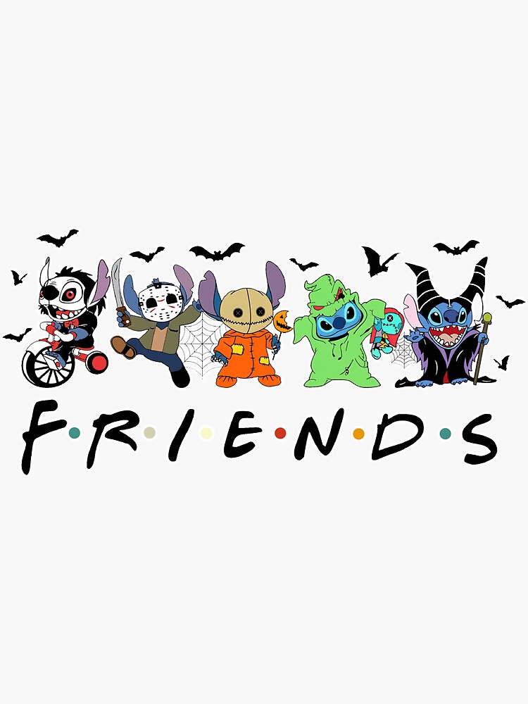"Friends" Sticker for Sale by AmandaRitchey99 | Redbubble