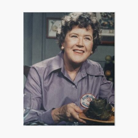 " julia child art" Art Board Print for Sale by zayokan | Redbubble