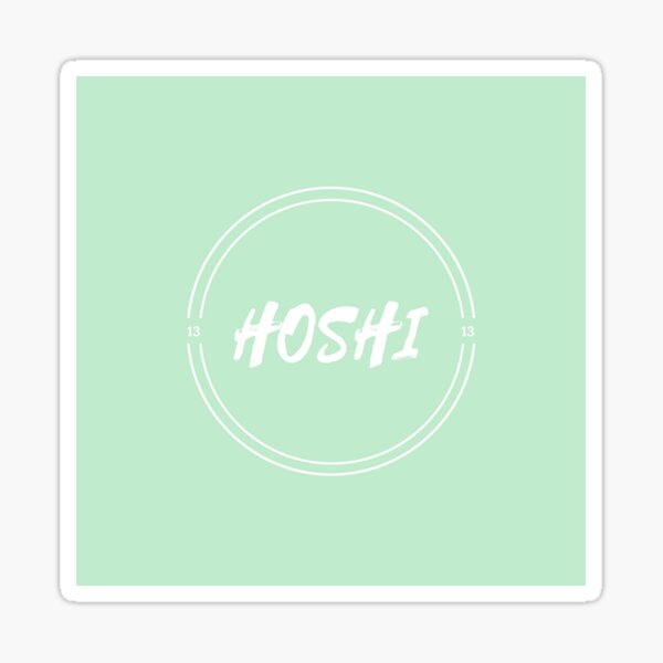 "HOSHI" Sticker by BokuAkaTrash | Redbubble